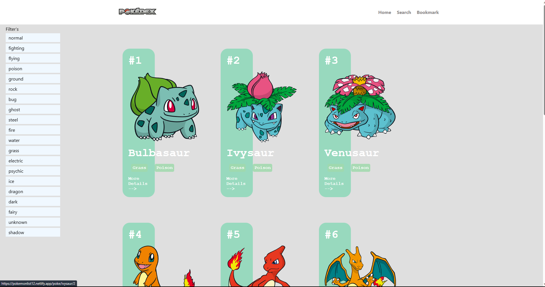 GitHub - RoshanSharm836/pokemon: It is a pokedex where we can see each of the Pokemon and its ...
